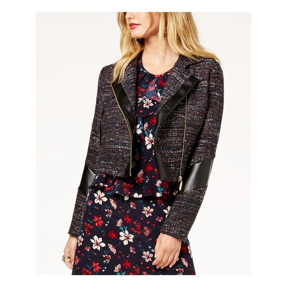 Rachel Zoe | Jackets & Coats | Nwt Rachel Zoe Womens Black Tweed Faux ...